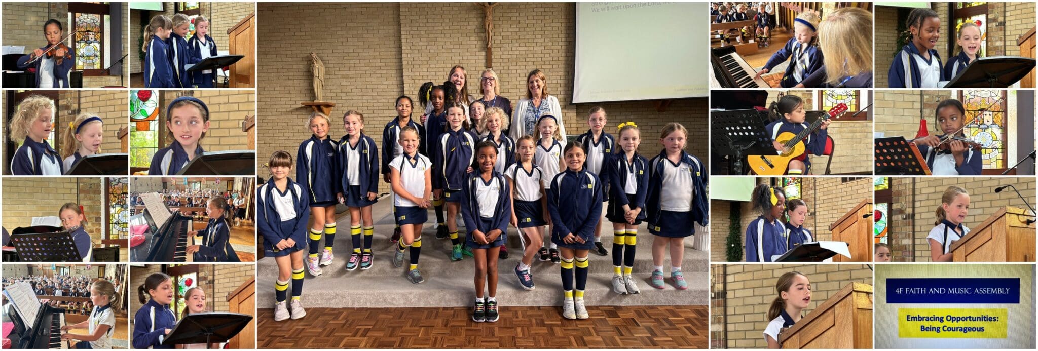 4F Faith and Music Assembly Sep 20th | Notre Dame School