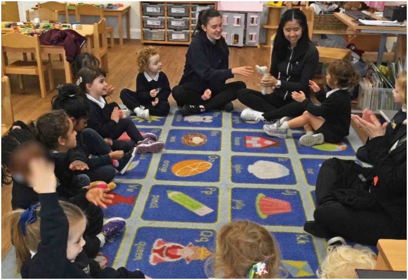 The Spanish corner: Helping With Nursery | Notre Dame School