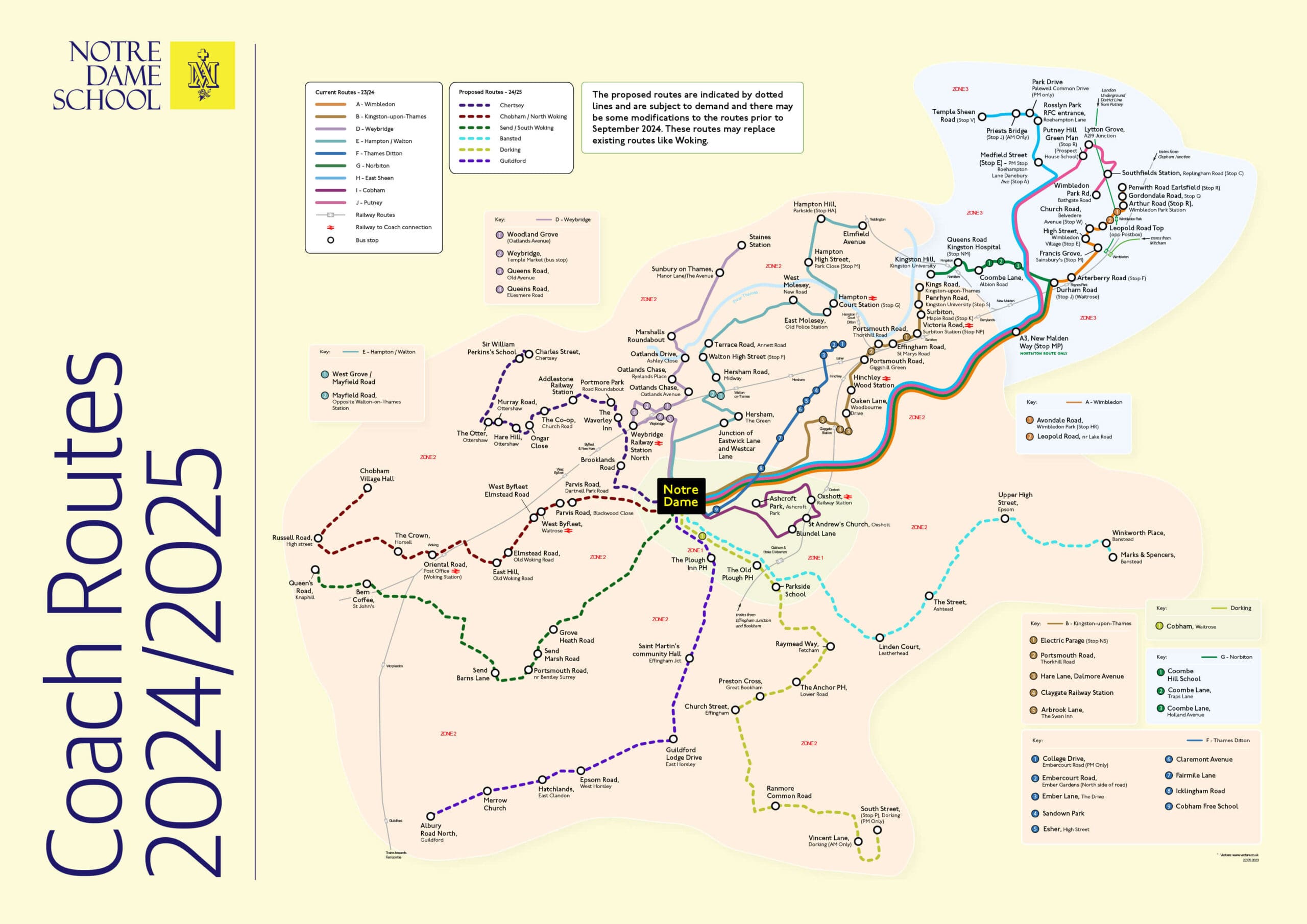 Buses, Transport & Directions | Notre Dame School