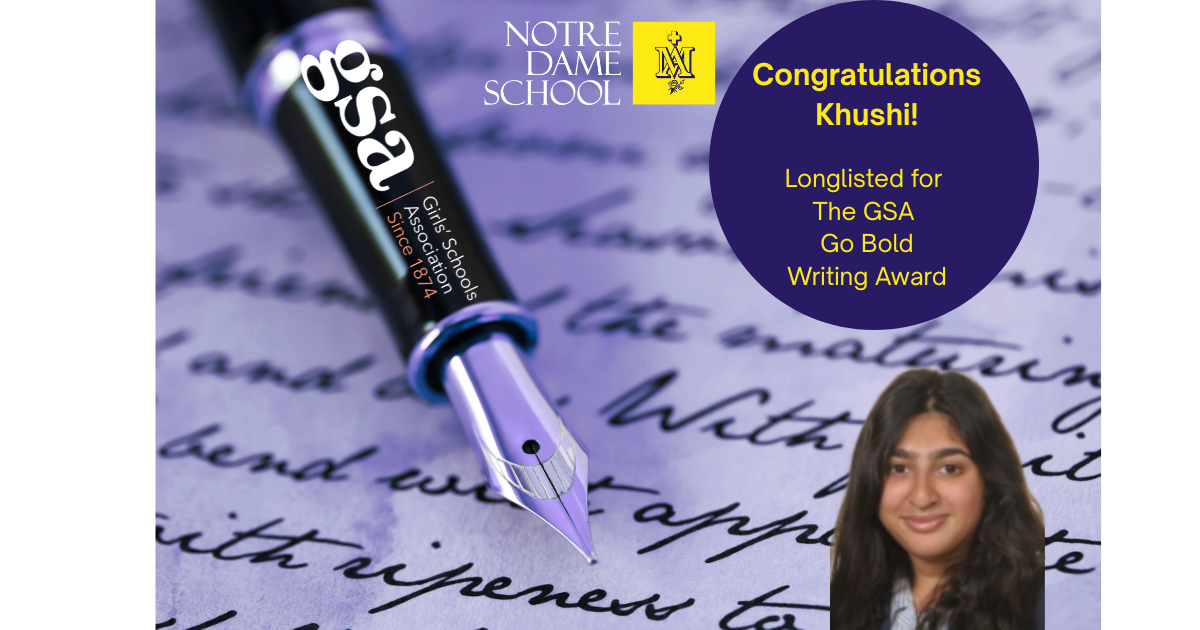 The GSA Go Bold Writing Award Longlist Announced | Notre Dame School